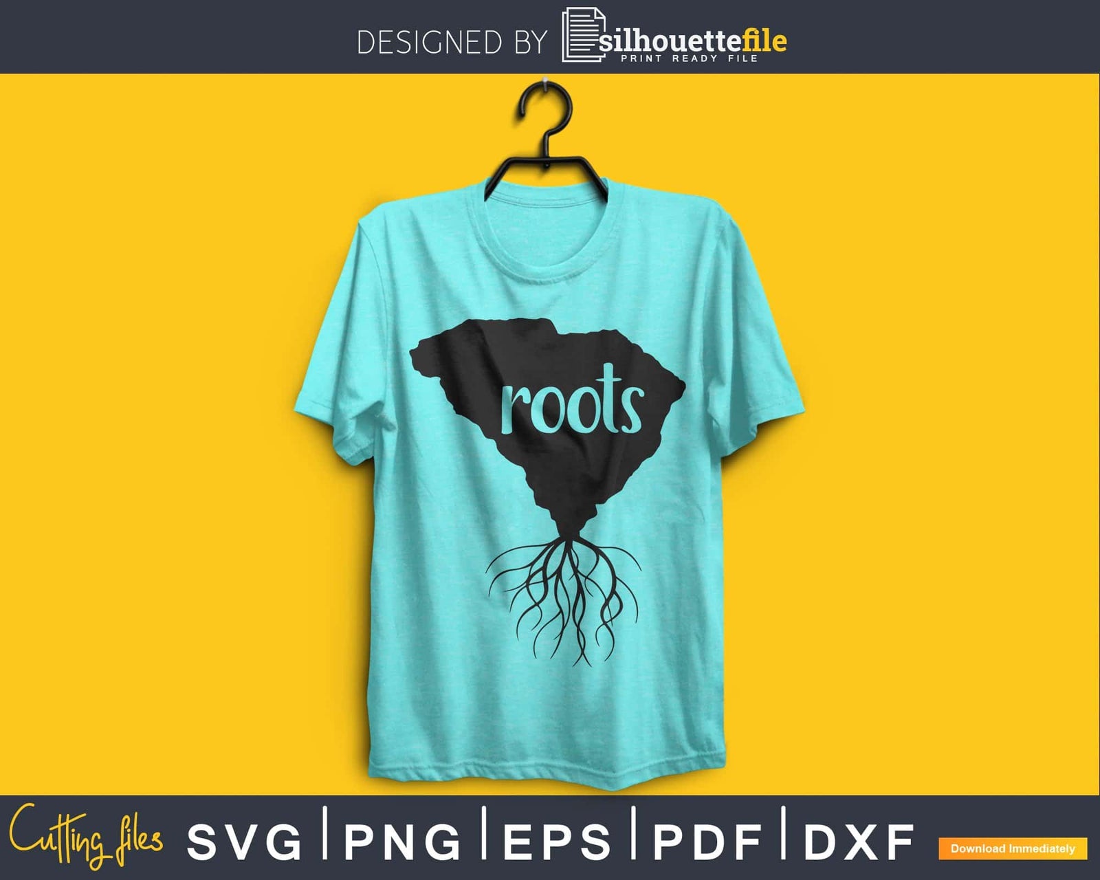 South Carolina SC Roots Home Native Map svg cricut cut digital files ...