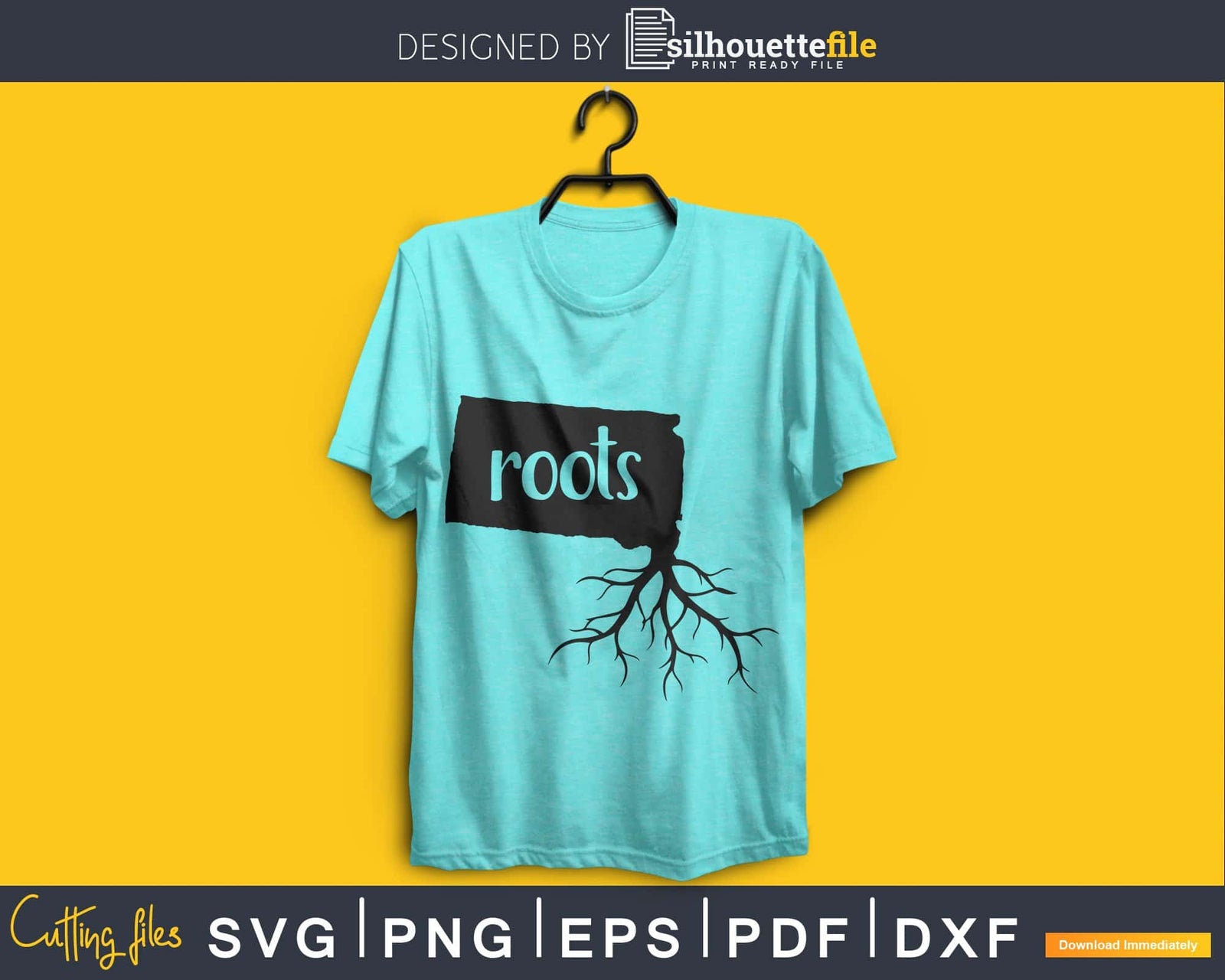 South Dakota SD Roots Home Native Map svg cricut cut | Silhouettefile