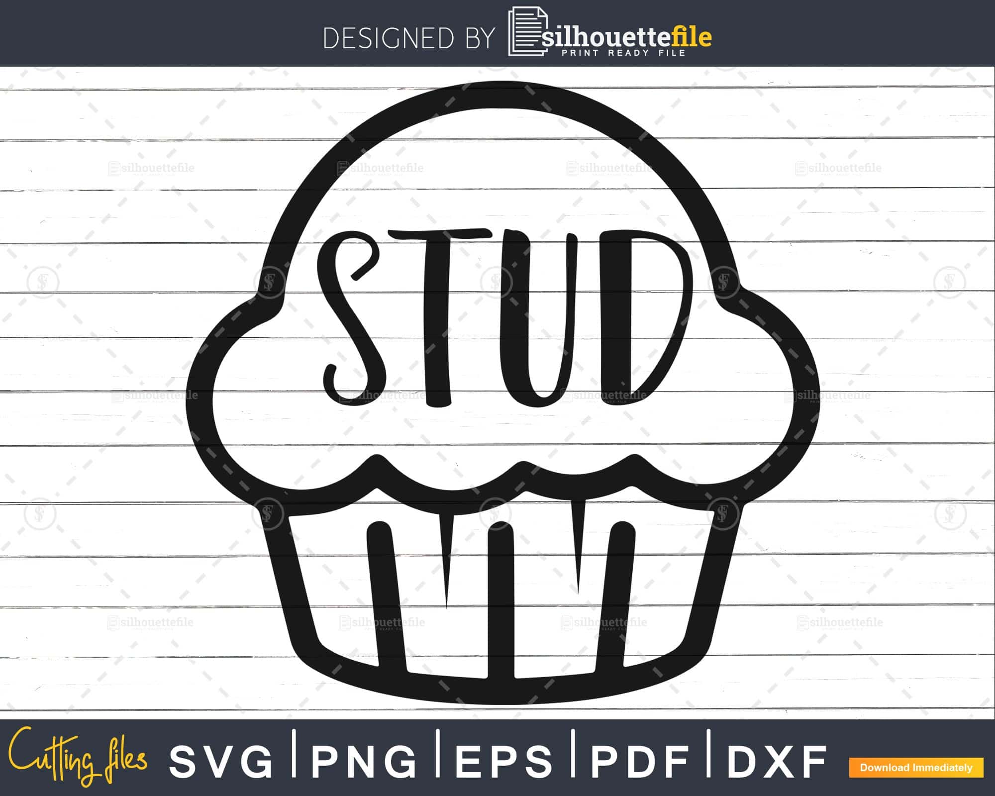 Stud Muffin svg Baby Newborn svg cricut instant download cut files ...