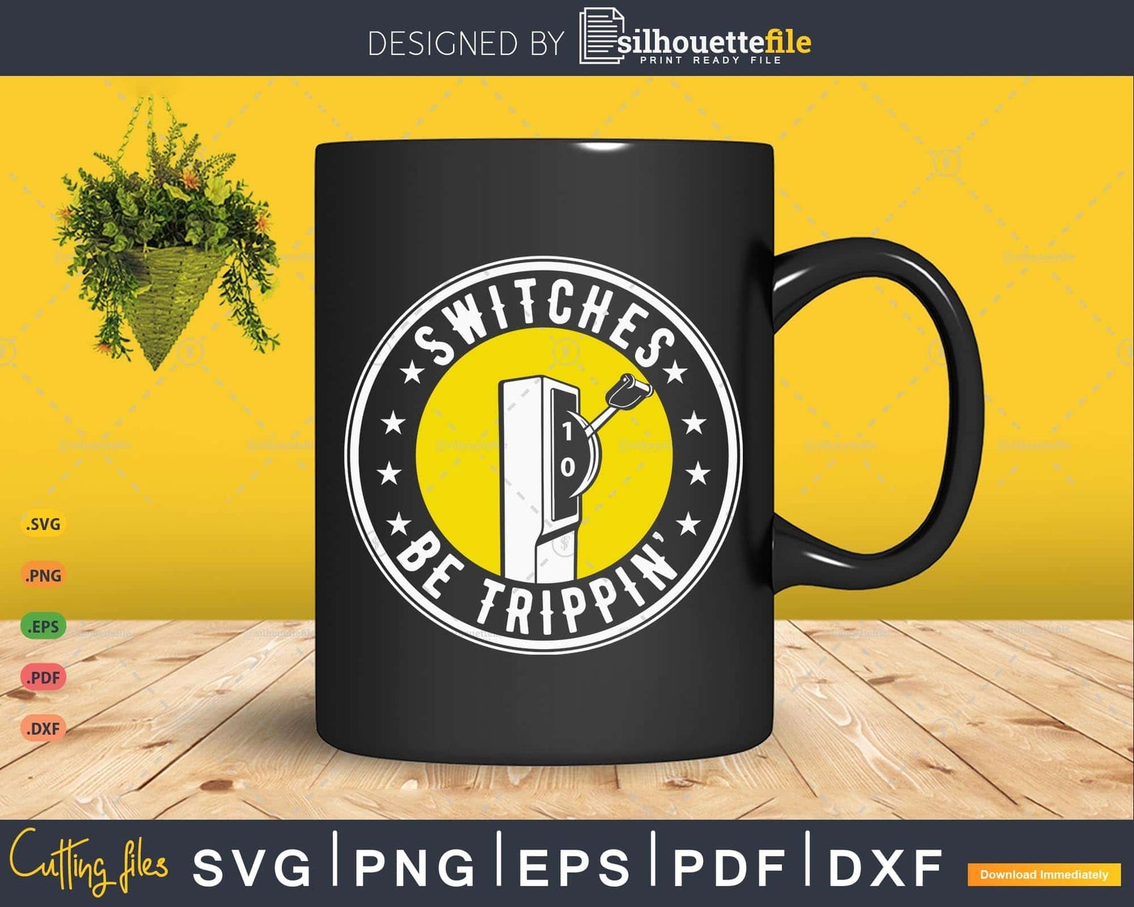 Switches be Trippin' Electrician Svg Png Cricut File | SilhouetteFile