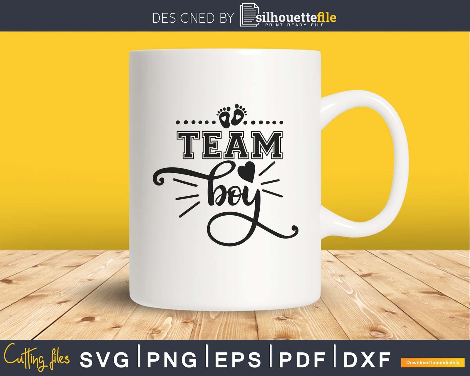 Team Boy Svg Baby Birthday Party T-Shirt Design Svg Dxf Png Cut Files ...