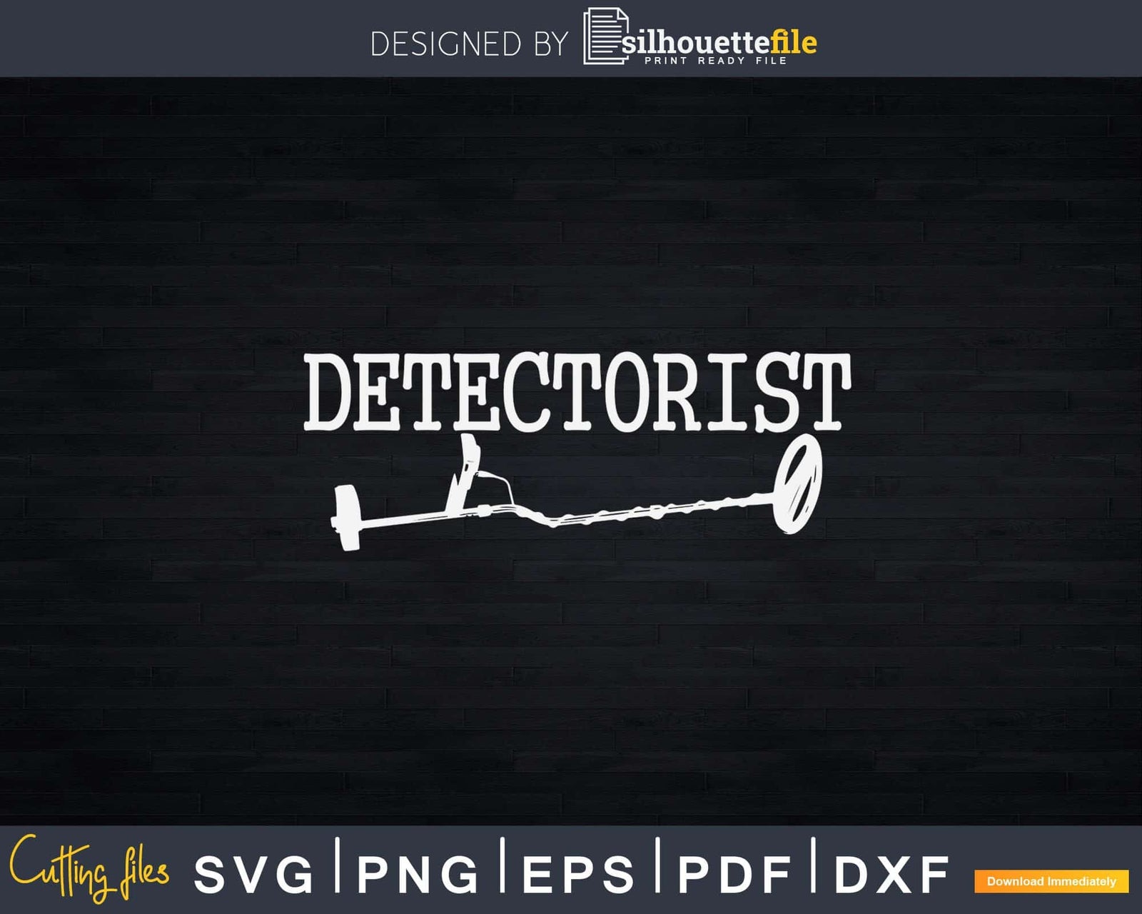 The Detectorist Svg Dxf Cricut File | Silhouettefile