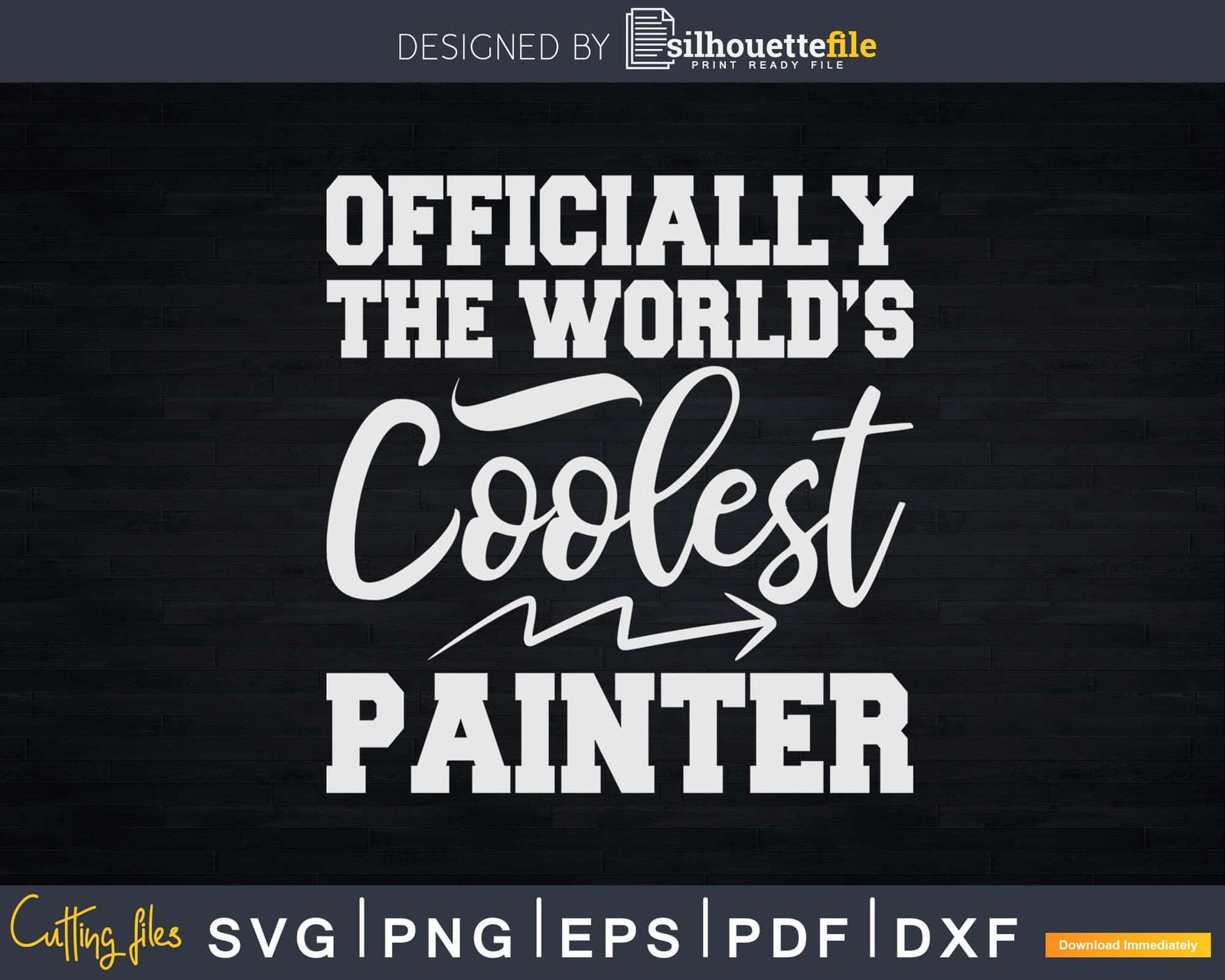 The World’s Coolest Painter Svg Dxf Cut Files | Silhouettefile