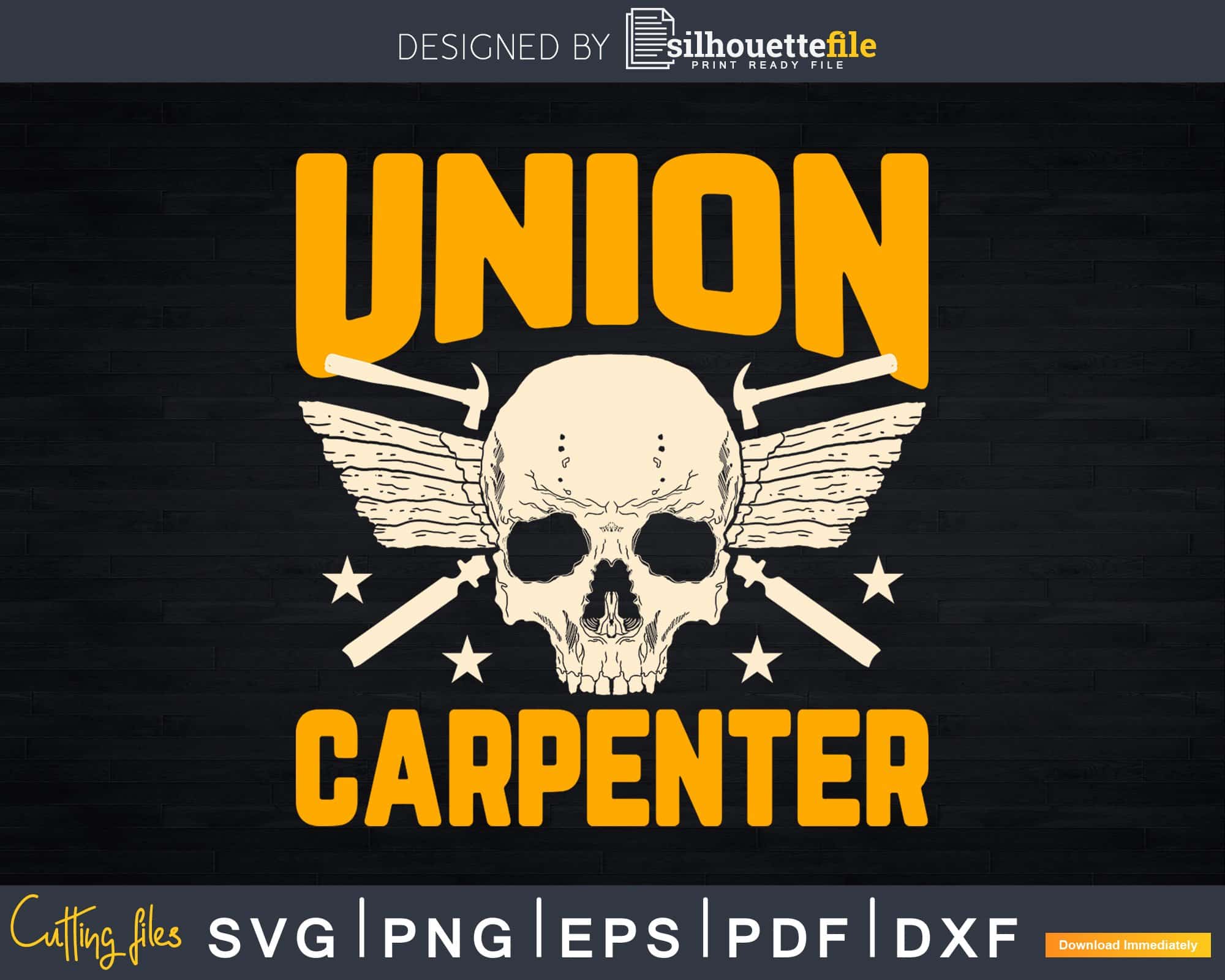 Union Carpenter Proud Union Worker carpenter Svg Design Cut ...