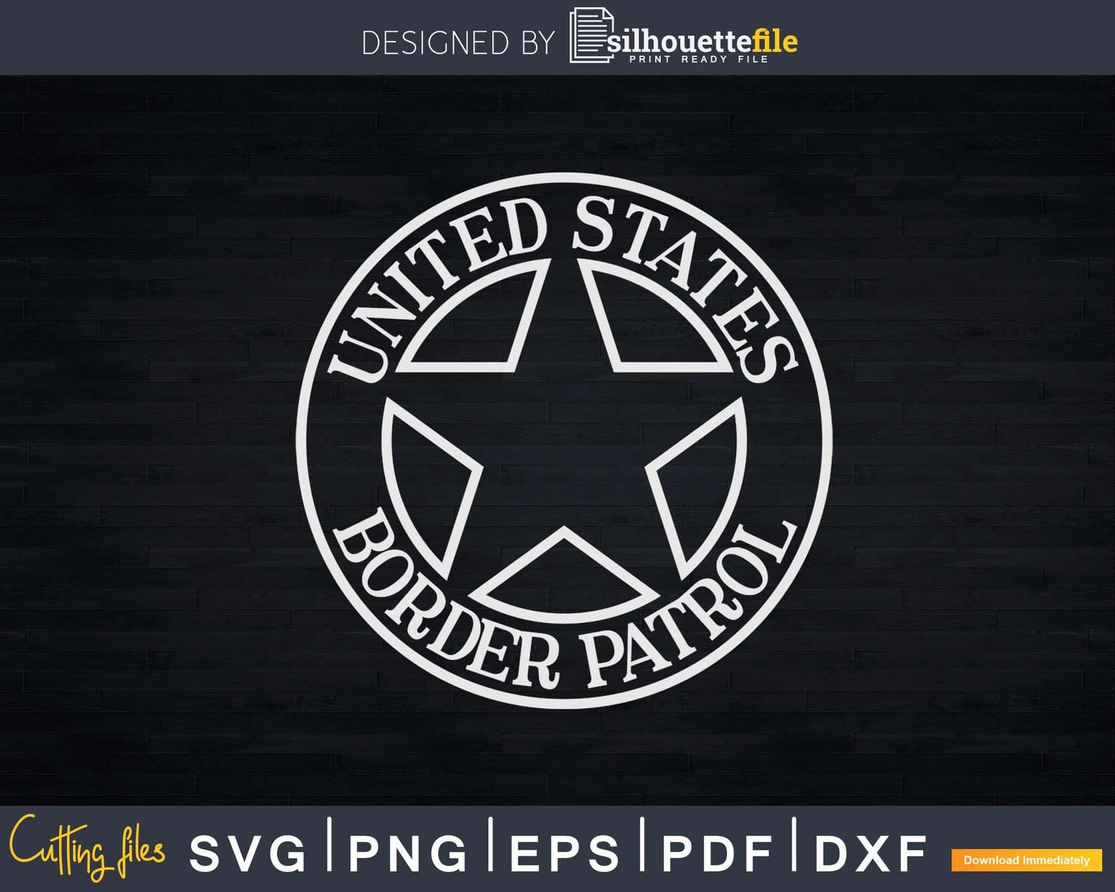 US Homeland Security Border Patrol Immigration Customs Svg Files ...