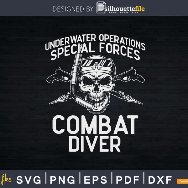 Combat Diver Logo Drager Combat Diver Tee – Mission Essential Gear