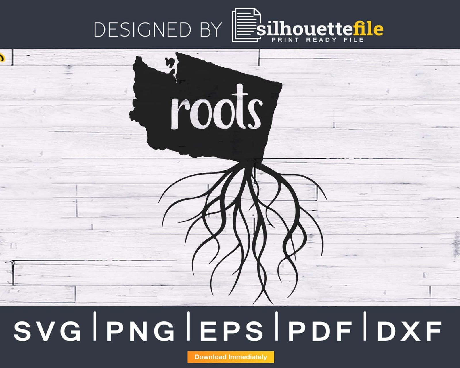 Washington WA Roots Home Native Map svg cricut cut | Silhouettefile