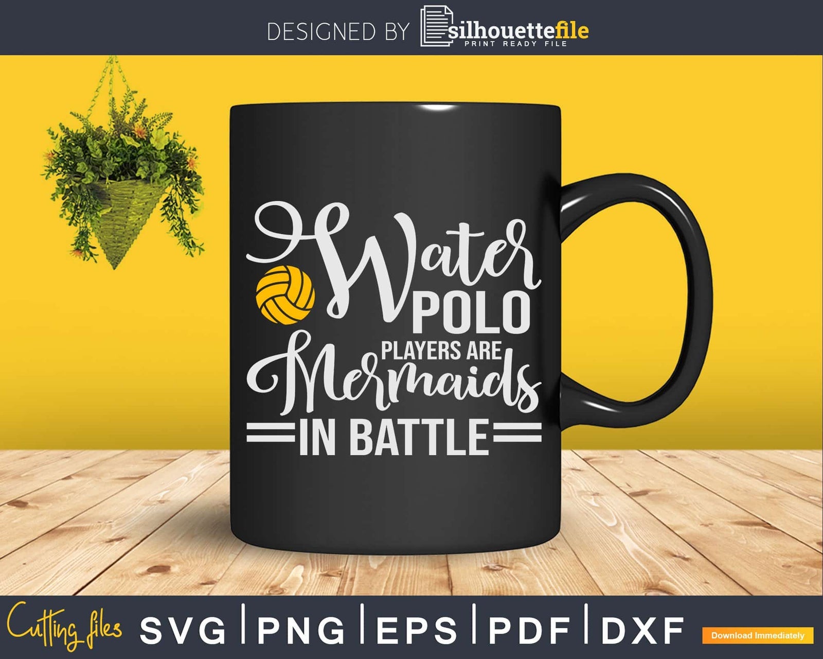 Water Polo Players Are Mermaids In Battle svg png printable ...